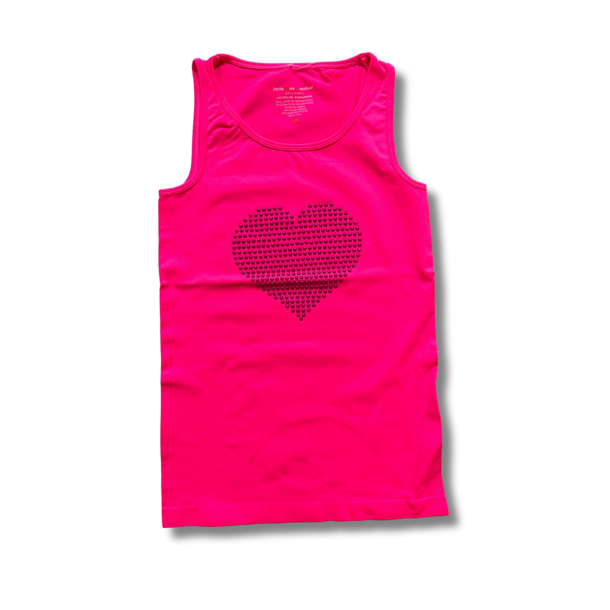 PINK HEART TANK – Little Miss Matched