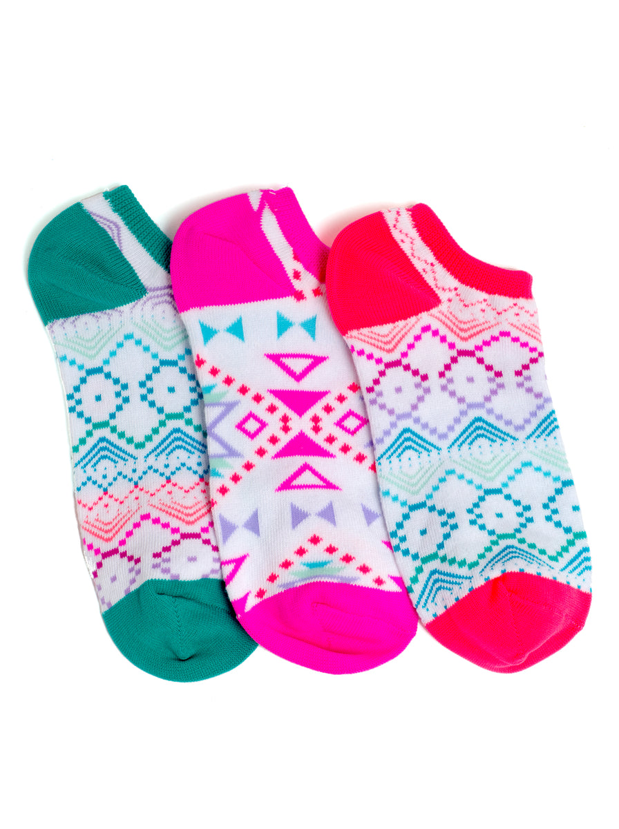 TRIBAL LINER SOCKS – Little Miss Matched